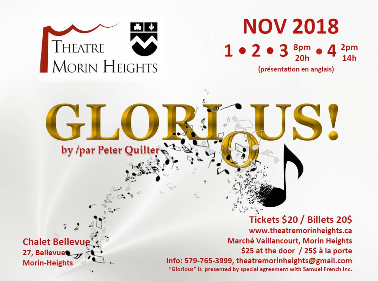 Glorious! - Theatre Morin Heights